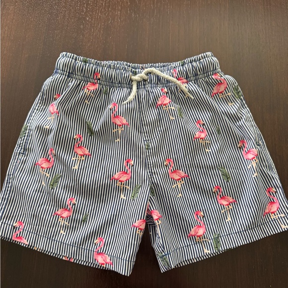 Swim | Flamingo Print Boys Swimming Trunks | Poshmark